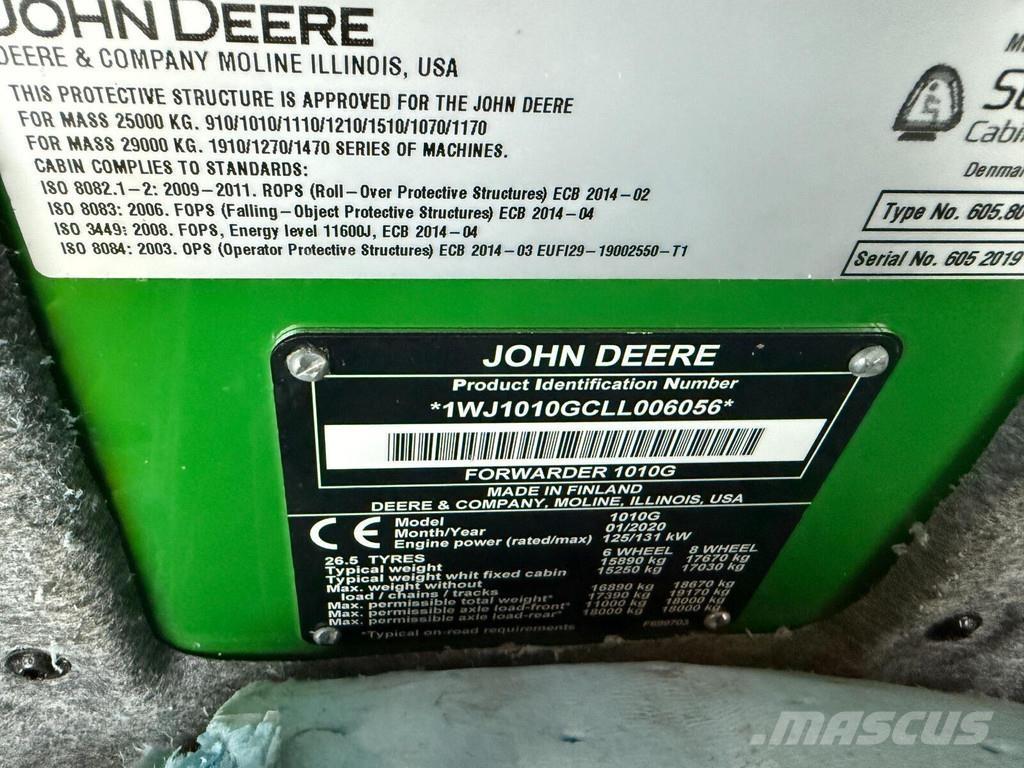 John Deere 1010G, 2020, Tõrvandi, Kambja vald, Eesti - Kasutatud ...